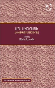 Book publication – Legal Lexicography | From Words to Deeds ...