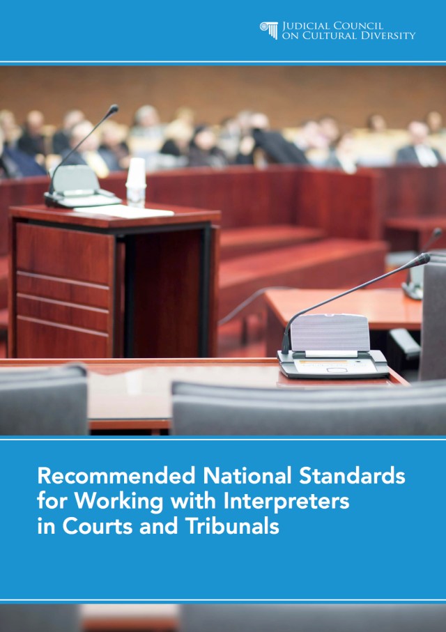Standards for Working with Interpreters in Courts and Tribunals | From ...